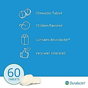 Veterinary Products Laboratories Duralactin Canine, 60 Chewable Tablets