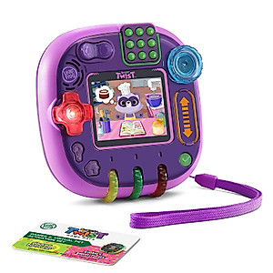 LeapFrog Rockit Twist Handheld Learning Game System, Green and 2-Game Pack: Cookie's Sweet Treats and Dinosaur Discoveries