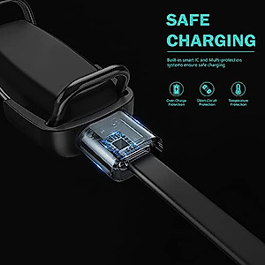 TUSITA [2-Pack Charger Compatible with Bond Touch Bracelet - USB Charging Cable 3.3ft /100cm - Long Distance Connection Bracelets Accessories