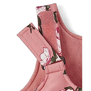 The Children's Place Baby Girl's and Toddler Snow Bib Overall Ski Pants, Sweet Nothing, 18-24 Months