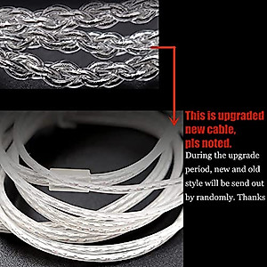 Kinboofi KZ ZSN PRO X in Ear Earphone 1BA 1DD HiFi Bass Earbuds Headphone, Noise Cancelling Headset Metal IEM with Removable C Pin Cable (Black with Microphone)