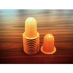 Coverdome with Magnet 25/Pack Orange