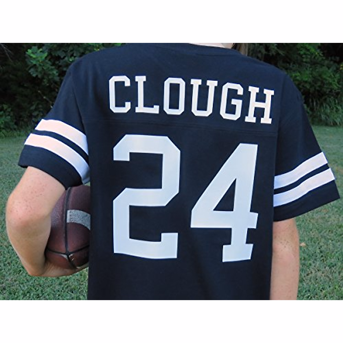 Custom Football Sport Jersey Toddler & Child Personalized with Name and Number (4T, Vintage Royal)