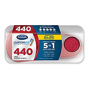 Dr. Scholl's Custom Fit Orthotic Inserts, CF 440, Red