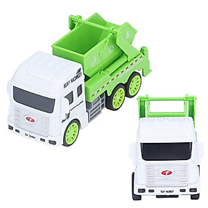 Toy garbage truck real sliding plastic material inertial sanitation vehicle to understand waste classification Sanitation vehicle (dumping vehicle)