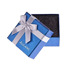 Alilang Colorful Crystal Square Shape Pendant Necklace