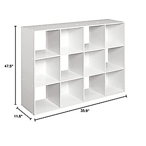 ClosetMaid 1290 Cubeicals Organizer, 12-Cube, White
