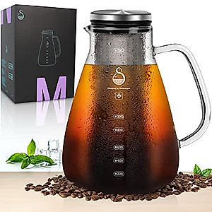 SAMBANGAN Cold Brew Coffee Maker - Iced Tea Coffee Brewer (1500ml)