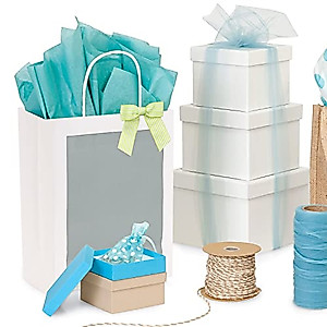 Mr. Pen- Gift Bags, 8 Pack, 8.25"X4.25"X10.5", Bags, Paper Bags, Gift Bags Medium Size, Party Favor Bags, Shopping Bags, Small Gift Bags, Goodie Bags, Candy Bags, Gift Bags Small Size, White Paper Bag