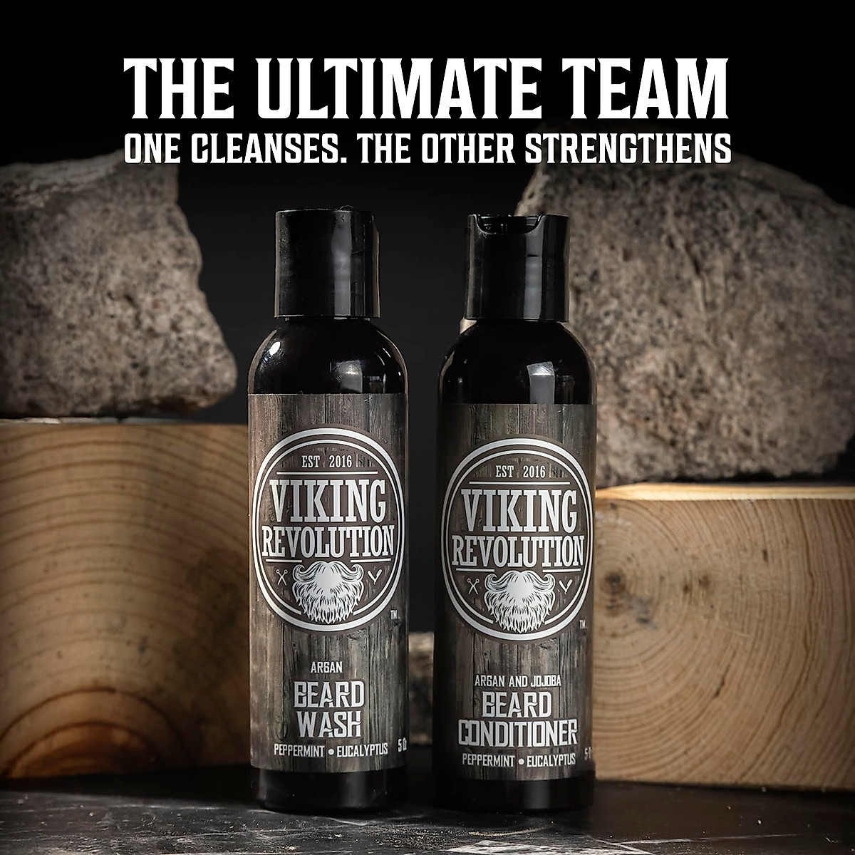 Ultimate Beard Care Conditioner Kit - Beard Grooming Kit for Men Softens, Smoothes and Soothes Beard Itch- Contains Beard Wash & Conditioner, Beard Oil, Beard Balm and Beard Comb- Classic Set