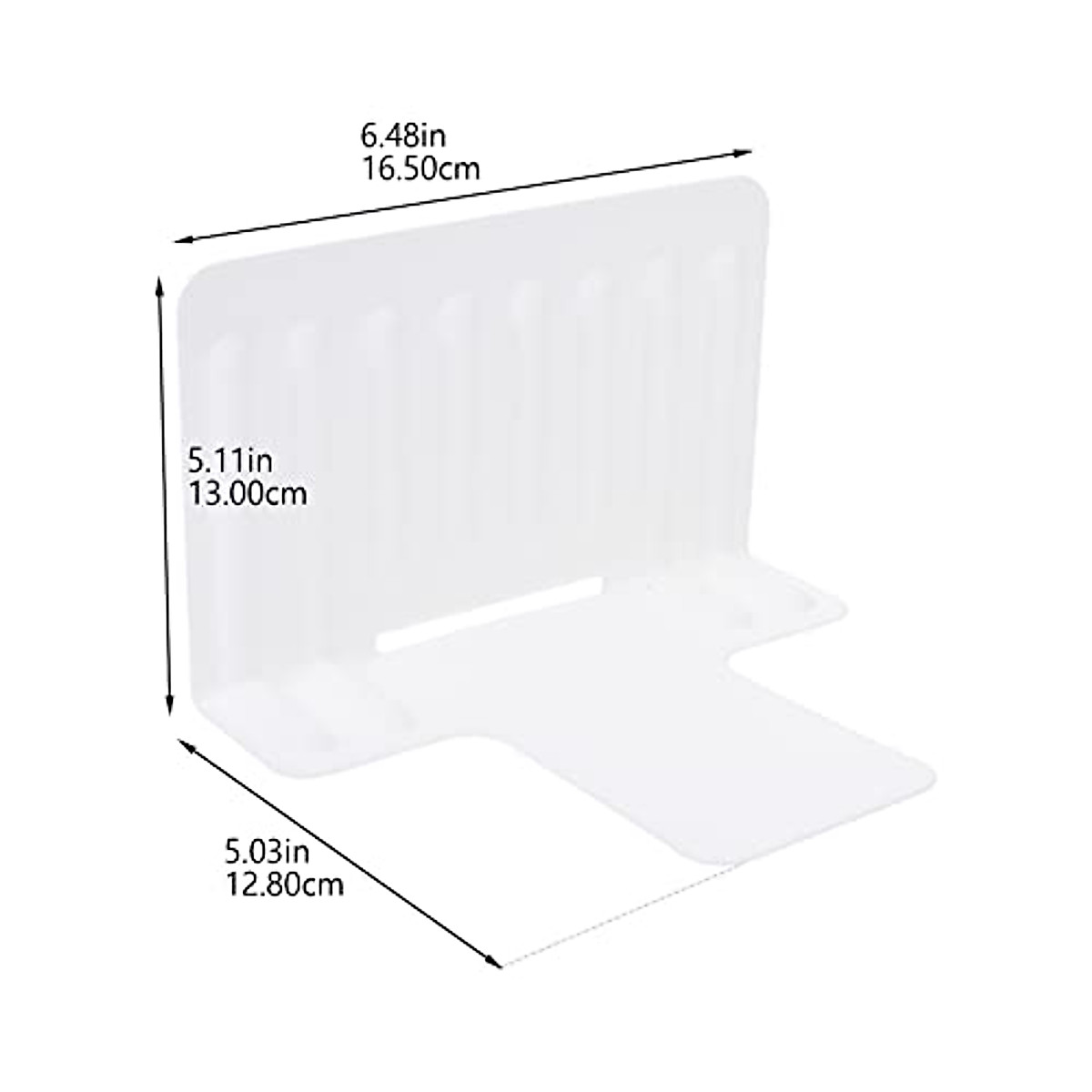 Operitacx Refrigerator Replacement Shelves Drawer Dividers Organizers Clear Plastic Drawers Separator 4pcs Adjustable Kitchen Drawer Organizer for Clothing Utensil Office Bookshelf Storage