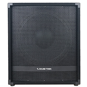 Sound Town Pair of 18” 2400 Watts Powered Subwoofers with Class-D Amplifier, 4-inch Voice Coil, 100 oz Magnet (METIS-18SDPW-PAIR)