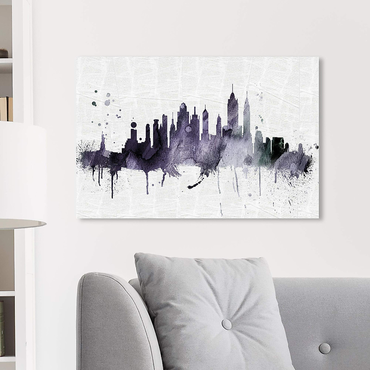 Wynwood Studio Cities and Skylines Wall Art Canvas Prints 'NY Skyline'