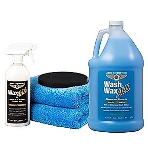 Waterless Wash Wax Gallon and Clay as You Wax Kit Infused SiO2 Spray Ceramic