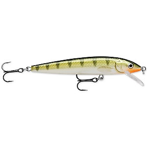 Rapala Husky Jerk 10 Fishing lure, 4-Inch, Yellow Perch