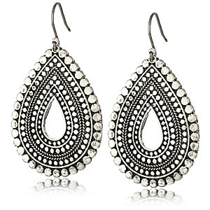 Lucky Brand "Blue Moon" Trial Tear Drop Earrings