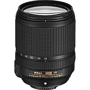 Nikon D7500 DSLR Camera & AF-S 18-140mm VR Lens with 3 Memory Card Bundle