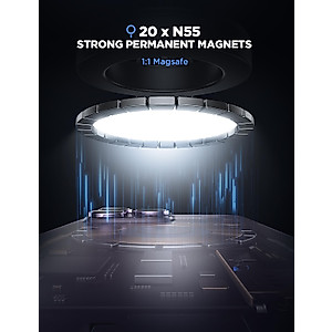 JOYROOM Fits for MagSafe Car Mount, [20 Strong Magnets] Magnetic Car Phone Holder Mount, [Easily Install&Never Blocking Vent] Magnetic Phone Mount for Car for iPhone 15 Pro Plus 14 13 12 MagSafe Case