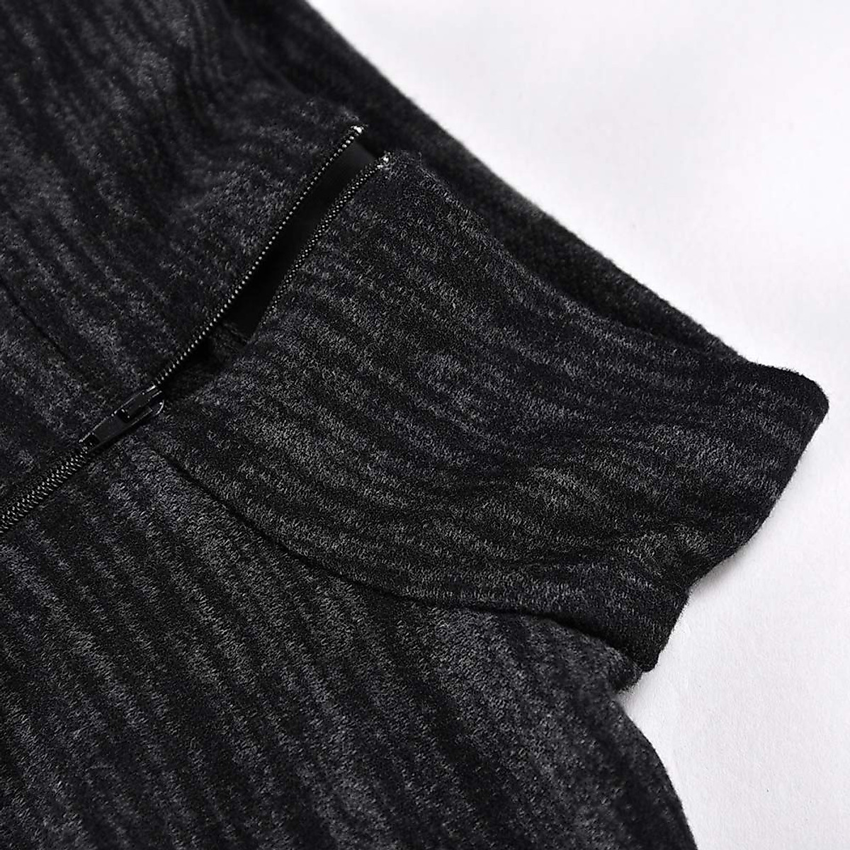 Artfish Women's Women Quarter Zip Casual Pullovers Lightweight Fleece Sweatshirts with Pockets (S,Black)