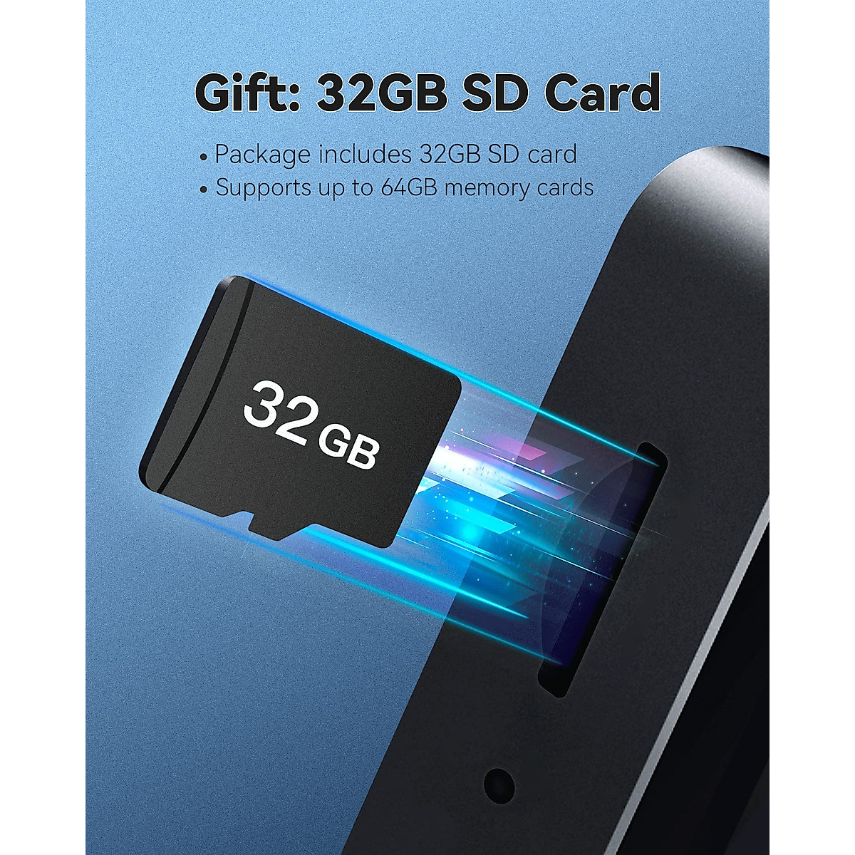 Dash Cam Front and Rear Inside, 3 Channel Dash Camera 1080P Full HD with 32GB SD Card, Car Camera with 2.0’’ IPS Screen, Night Vision, WDR, G-Sensor, Loop Recording, Parking Mode, Motion Detection