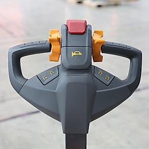 T Tory Carrier Full Electric Pallet Jack Truck 4400lbs Capacity 48" x27" Fork Size Powered Pallet Trucks, Built-Out Charger Suitable for Narrow Space, Indoor Handling & Lifting