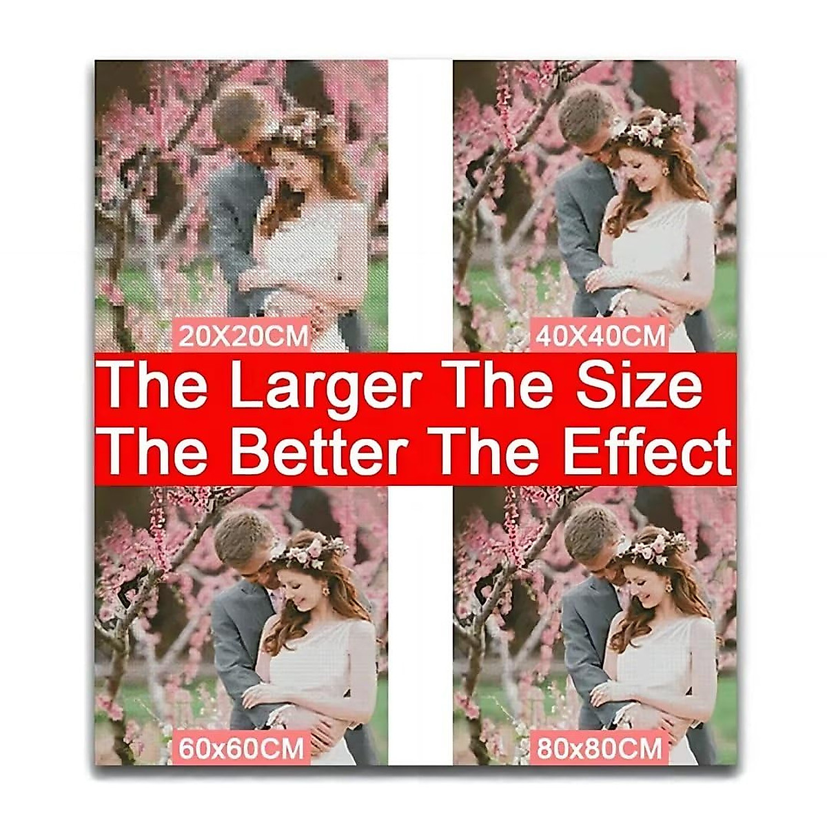 Diamond Painting Kits for Adults,Large 5D DIY Cute Panda Diamond Art Kits Beginners Full Round/Square Diamond Painting Rhinestone Embroidery Cross Stitch Gem Art for Home Decor Gift 60x120cm/24x48in