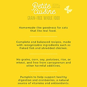 PETITE CUISINE Grain-Free Wet Shredded Chicken Cat Food in Broth, Made with Superfoods, Variety Pack 2.8 Ounce (Pack of 12)