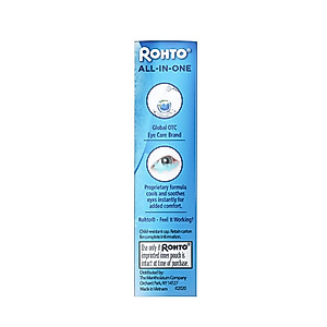 Rohto Eye Drops Cooling R Size Eye Drops Cooling Relief, Clear, 0.4 Fl.Oz