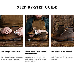 Cobbler's Choice Co. Finest Quality All Natural Leather Cream - Made with Triple Filtered BeesWax (2 OZ. (59 ML))