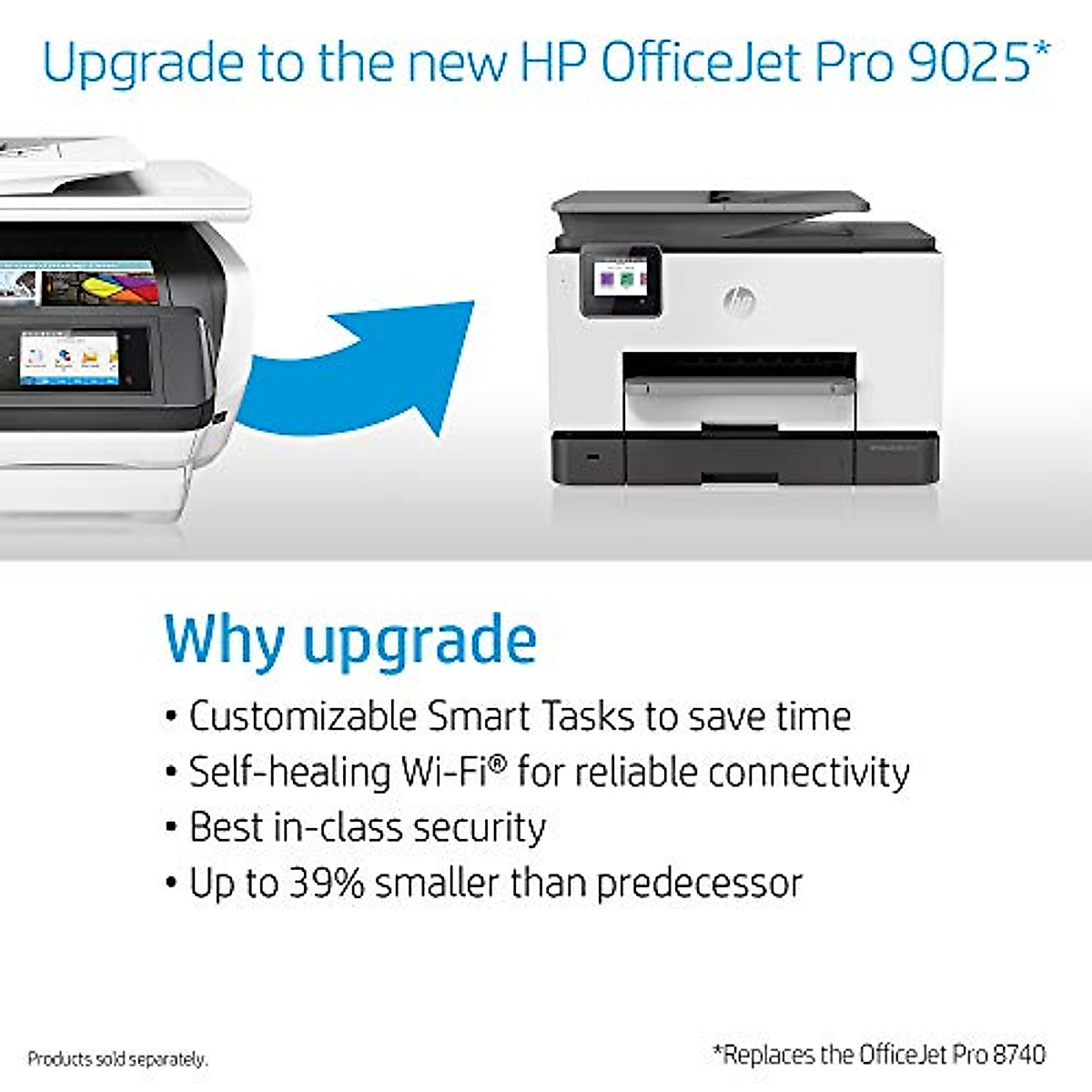 HP OfficeJet Pro 8740 All-in-One Wireless Printer, HP Instant Ink or Amazon Dash replenishment ready (K7S42A)