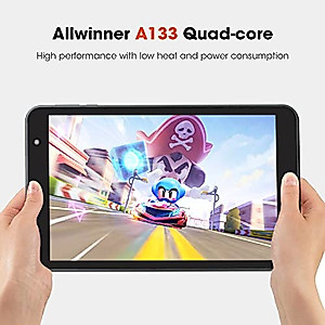 Tablet 8 Inch Android 11 Tablets with 5G+AX WiFi6,weelikeit Quad-Core Processor Tablet PC with 2GB RAM 32GB ROM, 1280x800 IPS HD Display, 5MP+8MP Dual Camera, Bluetooth5.0,GMS(Black)