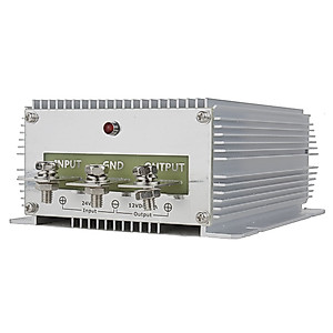 uxcell Voltage Converter Regulator DC 24V to DC 12V 60A 720W Truck Power Transformer
