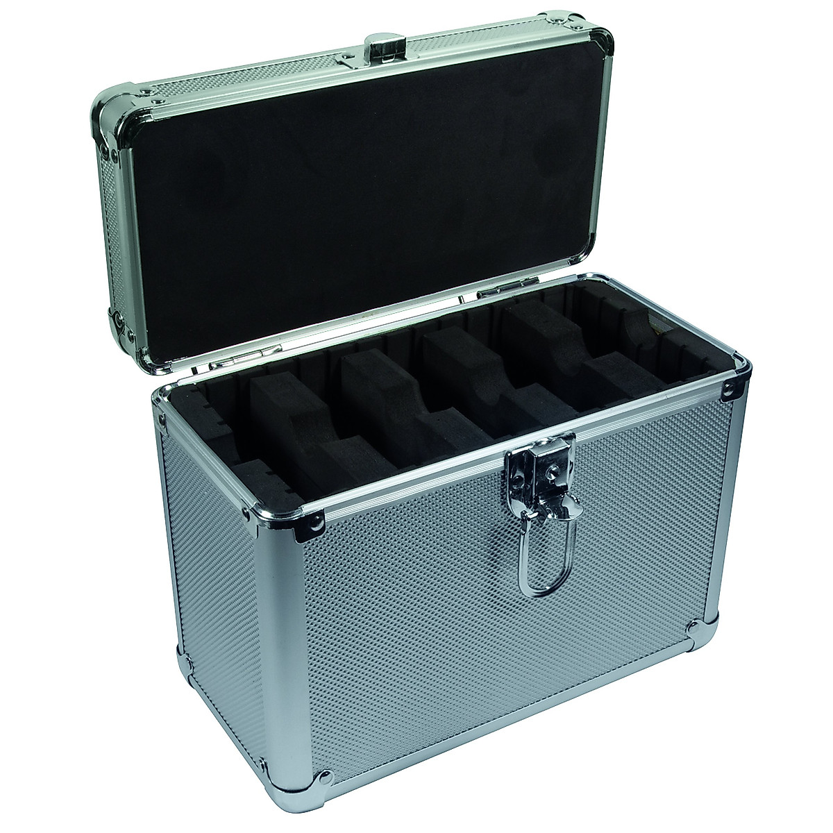 Logilink Aluminium Case to Protect up to 4 x 3.5 and 2 x 6.4 cm (2.5 inch) HDD Silver Silver 5X 3,5" HDD