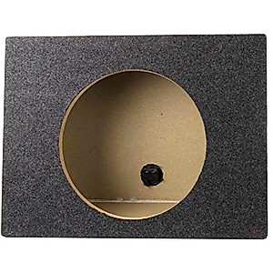 QPower QTW10 Single 10" Sealed Car Audio Subwoofer Sub Box Enclosures (2 Pack)