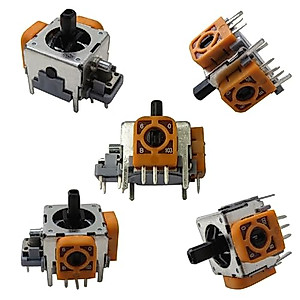 New 5 pcs Analog Stick Joystick Replacement Parts for Xbox360 PS2 PS3 wireless controller only