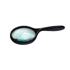 SE 3x Ergonomic Handheld Magnifier with 3" Glass Lens Dia. - MH2117-3