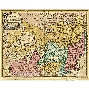 Historic 1776 Wall Map - an Accurate map of The Present seat of war Between Great-Britain and her Colonies in North America. 44in x 36in