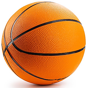 Bedwina Mini Basketball - 7 Inch, Size 3 (Pack of 4) - Mini Hoop Outdoor Set & Indoor for Small Basketball Hoops & Pool Parties - Kids Sports Party Favors