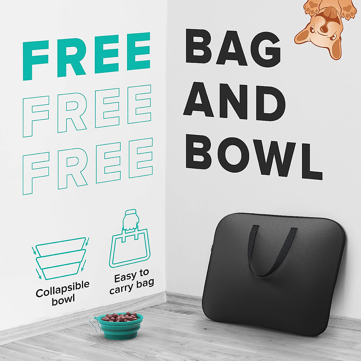 Ruff 'N Ruffus Portable Foldable Pet Playpen + Carrying Case + Travel Bowl | Available in 3 Sizes Indoor/Outdoor Water-Resistant Removable Shade Cover