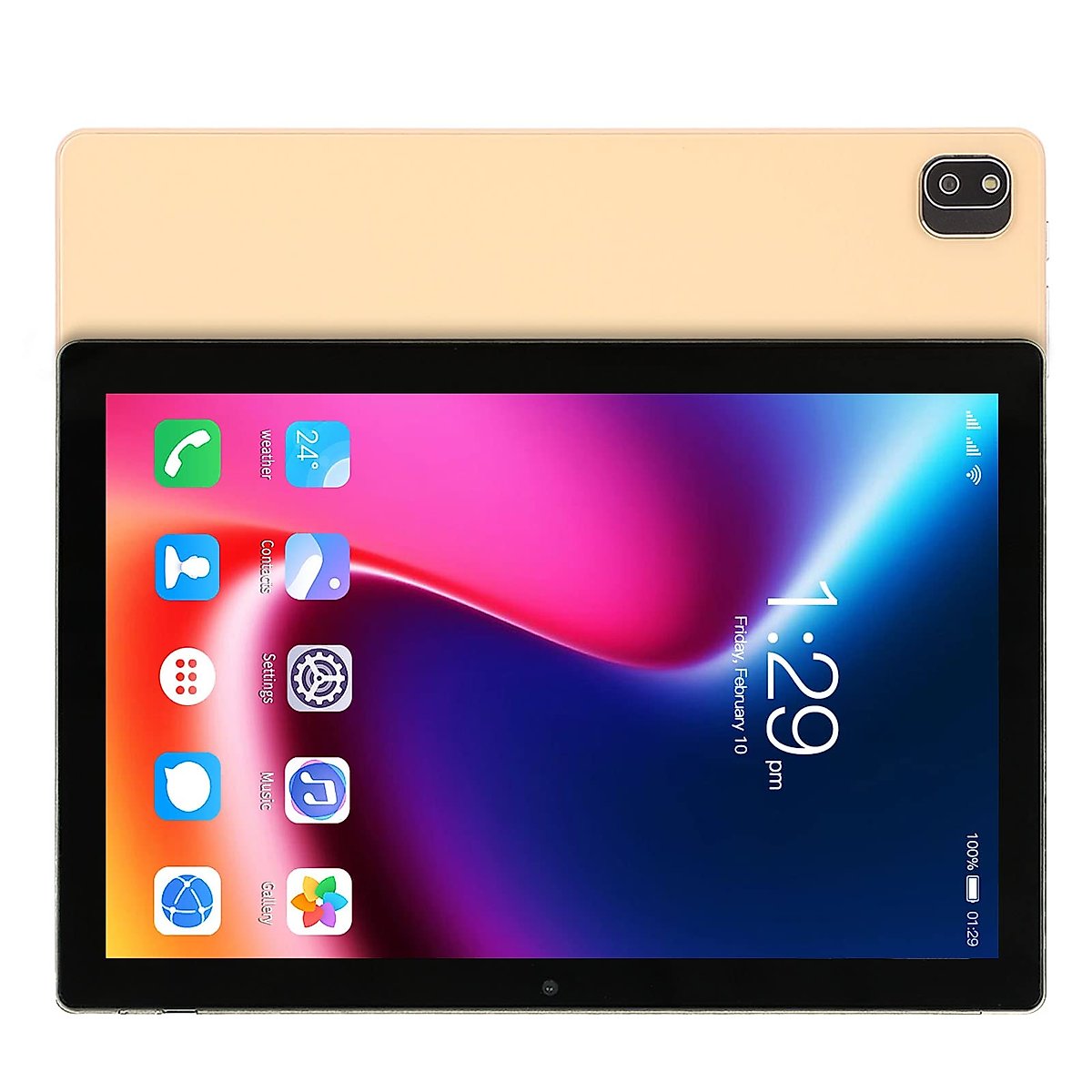 Tablet with Keyboard for Android 12, 10.1 Inch 2 in 1 Tablet, 8GB RAM 256GB ROM, Octa Core Processor, 5G WiFi, 4G Calling, for Students, Seniors (US Plug)