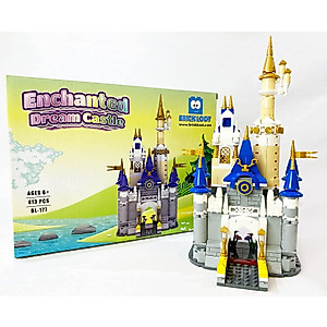 Brick Loot Princess Castle Toy, Palace Building Playset, Fairy, Queen, Friends, Toy for Kids, Girls & Boys, Compatible with Major Building Blocks, Birthday, Gift, 6+ Year Old (413 PCS)