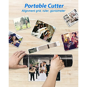 Merece Laminator - 4 in 1 A4 Thermal Laminator Machine, Personal Laminator for Home Use School Teachers Office Card Classroom, 9 Inches Small Hot Cold Lamination Machine with 30 Laminating Pouches