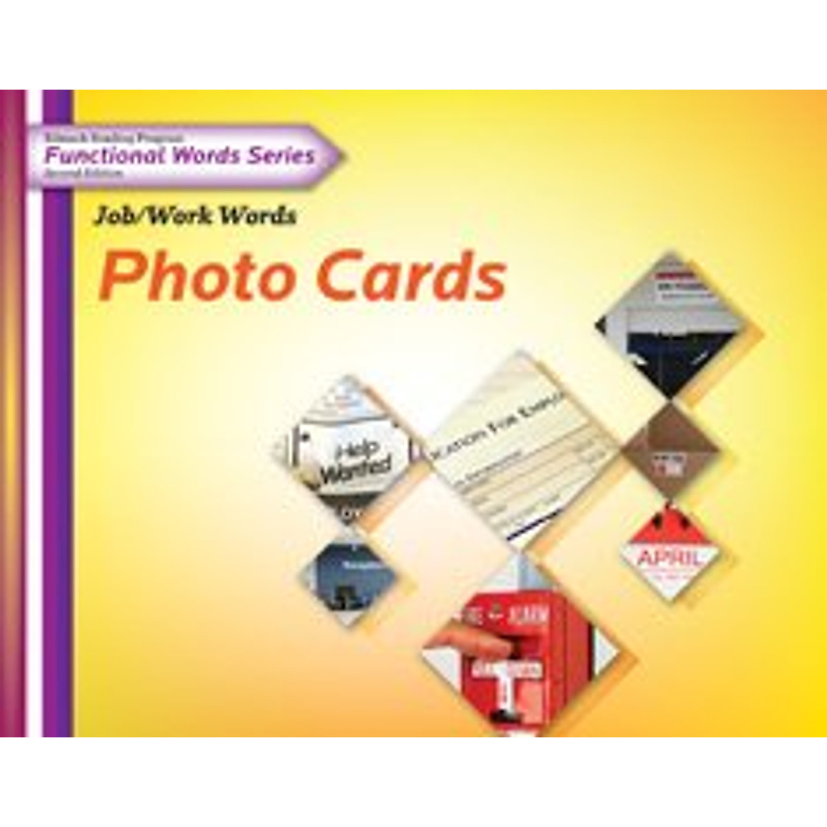 Edmark Reading Program Functional Words Series – Second Edition: Job/Work Words, Photo Cards