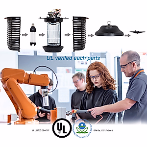 KPS Electric Bug Zappers, New Upgrade with Free Hanger 40W Outdoor Pest Control Lantern for Mosquitoes, Flies, Gnats, Pests & Other Insects, 1 Acre Coverage (1 Pack)