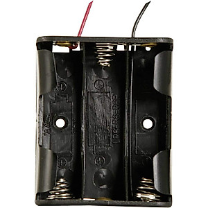 Velleman BH331A Battery Holder for 3 x AA Cell with Leads, 1 Grade to 12 Grade