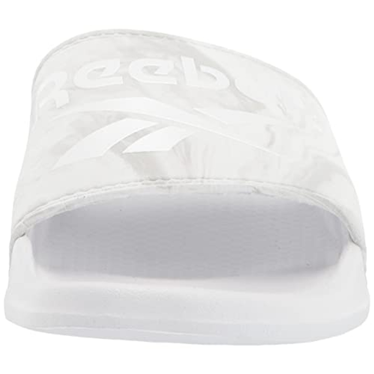 Reebok Women's Fulgere Slides Sandal, White/Skull Grey, 7