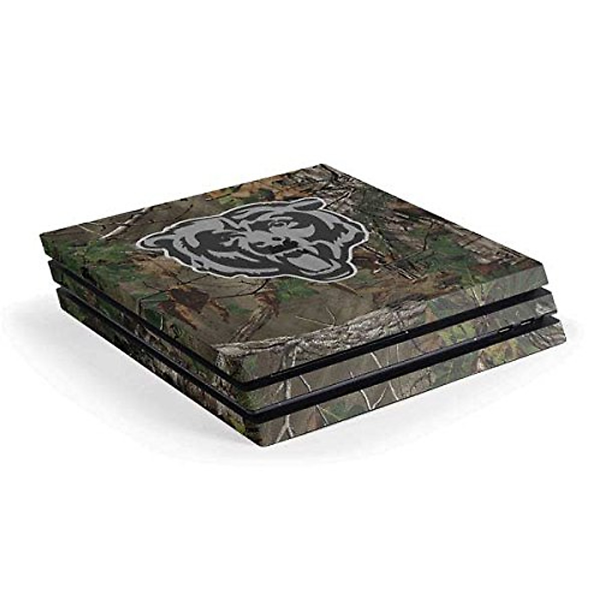 Skinit Decal Gaming Skin Compatible with PS4 Pro Console - Officially Licensed NFL Chicago Bears Realtree Xtra Green Camo Design