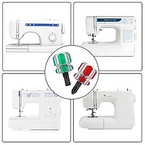 Grevosea 2PCS Sewing Machine Screwdriver Mini Stubby Screwdriver Portable Sewing Screwdriver Tools Cross Head Screwdriver for Sewing Machine Repairing Accessories, One Flat Head and One Phillips