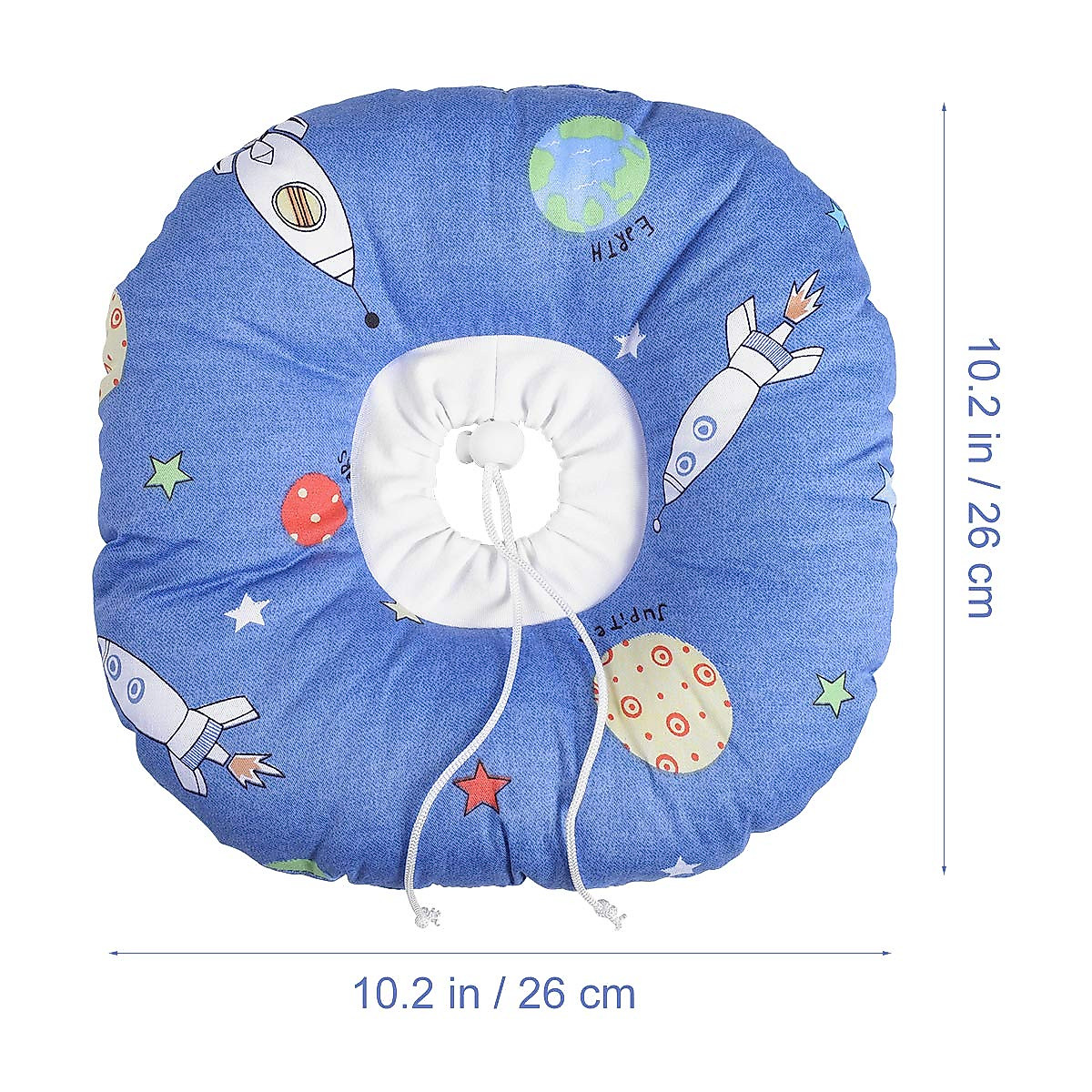 Cat Kitten Elizabeth Collar, Recovery Cone with Adjustable Soft Edge, Pet Headgear for -Bite Lick, Wound Healing Protection - Size M