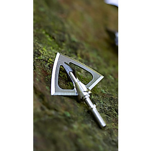 SIK F4 4-Blade Cut on Contact Fixed Blade Broadhead, Silver, One Size (ABH101F4)